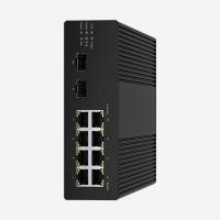 China EMC High Protection 8 Port Layer 2+ Switch With 2 Gigabit SFP, VLAN, ACL, ERPS Ring Network for sale