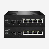 China 4 PoE Enabled RJ45 And 2 SFP Industrial Layer 2 Gigabit Switch For Network Connectivity for sale