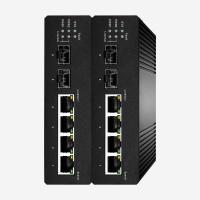 China 2 SFP 4 RJ45 Layer 2 Managed Gigabit Switch With PoE QoS And Switch For Industrial for sale