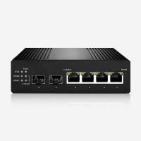 China Security 1000 Mbps Layer 2 Managed Gigabit Switch With 4 RJ45 And 2 SFP for sale