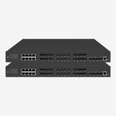 China AC Power Supply 10gb Layer 3 Switch With 28 Ports, VLAN Support For Network for sale