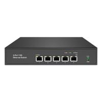 China 5 10G RJ45 Port Type Unmanaged Ethernet Switch For Rack Mounting With Internal Power Supply for sale