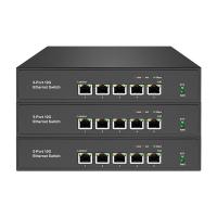 China Compact 5 10G RJ45 Unmanaged Ethernet Switch Dimensions 218mm X 165mm X 44mm for sale