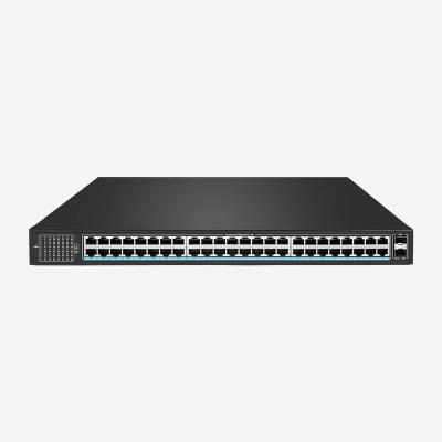 China 48 Port Unmanaged Ethernet Switch With 100Gbps Switching Capacity, Jumbo Frame for sale