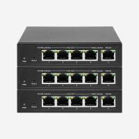 China Port Trunking, 5 ×10/100/1000Mbps RJ45 Ports Unmanaged PoE Switch With 60W PoE Output Power for sale