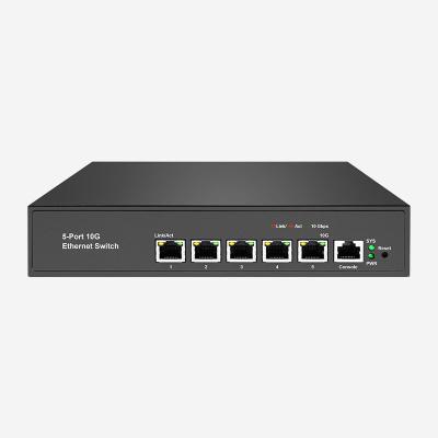 China 5 10G Adaptive RJ45 Seamless Connectivity 10gb Layer 3 Switch With QoS / VLAN Support for sale