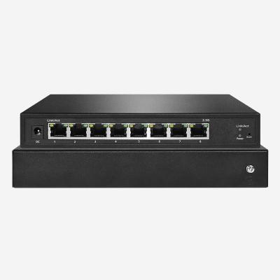China 8 RJ45 2.5Gbps Gigabit Switch With 9k Jumbo Frame Support, Store And Forward Architecture for sale