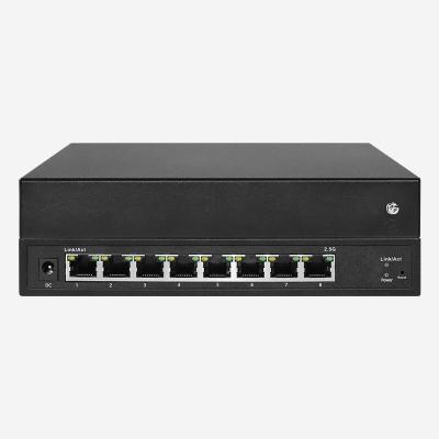 China 2.5 Gigabit Switch With 2.5Gbps Data Transfer Rate LED Power Indicators And Jumbo Frame Of 9KB for sale