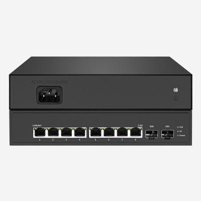 China 8 Ports 2.5g Speed 80Gbps Ethernet Switch With 1 Fan Internal Power Supply Unmanaged for sale