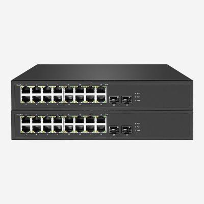 China 16-Port RJ45 Unmanaged Switch Jumbo Frame 12KB / 16K MAC Address Table Switch Data Transfer Rate 2.5 Gigabit for sale
