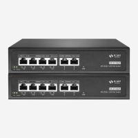China 6 RJ45 Ports Unmanaged 100M PoE Ethernet Switch With LED Indicators And PoE power 60W for sale