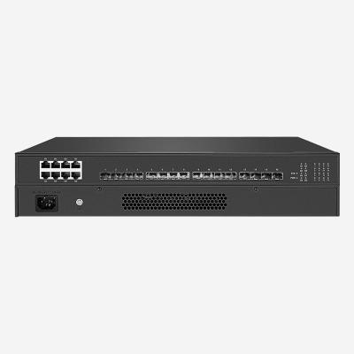 China Gigabit 8 RJ45 And 16 SFP Internal Power Supply Ethernet Switch With Full Duplex And Auto Negotiation for sale