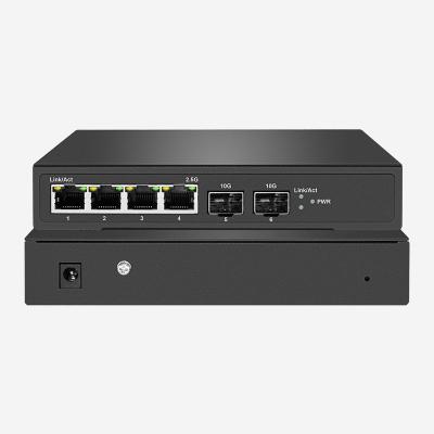 China 4-Port 2.5 Gigabit Switch With 2 10G SFP+ Ports, 9KB Jumbo Frame, 160*95*30 Mm for sale