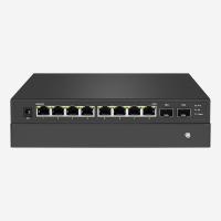 China 8 Auto-Sensing RJ45 2.5 Gigabit Ethernet Switch With 2 10G SFP+ Ports 80Gbps Capacity UTP Category 3/4/5 for sale