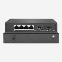 China Gigabit External Supply Desktop Ethernet Switch With 4 RJ45 And 2 SFP Ports for sale