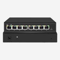 China Gigabit 8 RJ45 Smart PoE Switch With LED Indicators Store And IGMP Snooping for sale