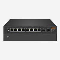 China Link Aggregation, 8 10/100/1000M RJ45 And 2 1000M SFP Smart Switch Desktop For Home for sale