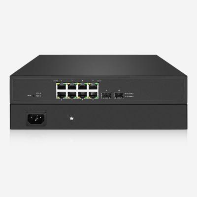 China 8-Port Gigabit Smart Switch With 10/100/1000Mbps Store And Forward And Rack Mount for sale