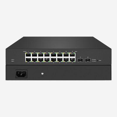 China 16-Port Gigabit Smart Fiber Switch With 9K Jumbo Frame Support QoS, Web Management for sale