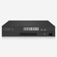China Gigabit 16 RJ45 PoE Network Switch With Internal Power Supply Supporting And IEEE 802.3 Protocols for sale