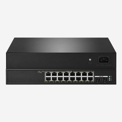 China 120Gbps Store And Forward 2.5G Ethernet PoE Switch, 16 RJ45 Ports Support IEEE802.3af EEE802.3at PoE+ Standards for sale