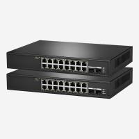 China 2500Mbps 16-Port Unmanaged Network PoE Switch With Rack Or Desktop Mount for sale