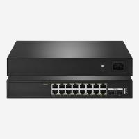 China 16 PoE+ RJ45 Ports, 2.5 Gigabit Unmanaged PoE Switch With High Speed 12K Jumbo Frame Transfer for sale
