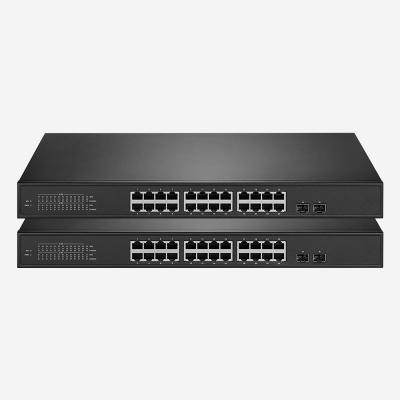 China 24 Ports Unmanaged 2.5gb Ethernet Switch With 400W PoE Power for sale