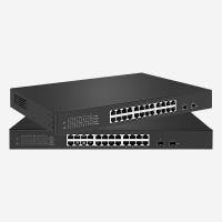 China 24 Ports Professional Gigabit PoE Switch With 30W PoE Power And 2 SFP Ports for sale