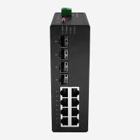 China 24Gbps Gigabit 8 Port Industrial Layer 2+ Switch, Support DIN-Rail Mount For Seamless Network Integration for sale