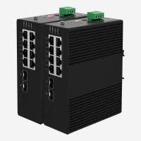 China Layer 3 Support Industrial 10Gbps Switch 8 x 10/100/1000Mbps Ports for sale
