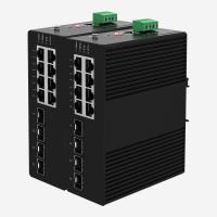 China Optimize Your Network Performance With Our Aluminum 10G Industrial Managed Switch Wired Connection Type for sale