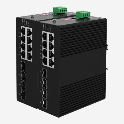 China Optimize Your Network Performance With Our Aluminum 10G Industrial Managed Switch Wired Connection Type for sale