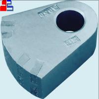 China Customized High Manganese Steel Impact Crusher Hammer Head Shredder for Recycling for sale