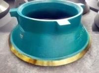 China Used Telsmith Crusher Wear Parts 38 SBS 44 SBS 52 SBS Bowl Liner Concave and Mantle for sale