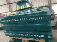 China C125 Jaw Crusher Wear Part HRC58 HRC63 Hardness Jaw Plate for Impact Crusher in Mining for sale