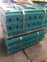 China C125 Jaw Crusher Wear Part HRC58 HRC63 Hardness Jaw Plate for Impact Crusher in Mining for sale