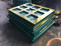 China C125 Jaw Crusher Wear Part HRC58 HRC63 Hardness Jaw Plate for Impact Crusher in Mining for sale