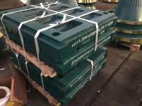 China Crusher High Manganese Steel Casting Fixed and Movable Jaw Plate in All Over the World for sale