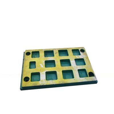 China High Manganese Steel Jaw Plate for C105 C106 Crusher Color Mn18Cr2 Crushing Machinery for sale