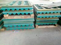 China High Manganese Steel Jaw Plate for C105 C106 Crusher Color Mn18Cr2 Crushing Machinery for sale