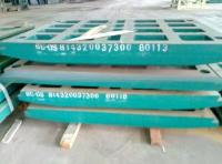 China High Manganese Steel Jaw Plate for C105 C106 Crusher Color Mn18Cr2 Crushing Machinery for sale