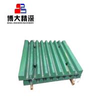 China Forging and Machining Process Jaw Plate for Mining Equipment Jaw Crusher Spare Parts for sale