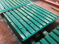 China OEM Jaw Plate for CJ412 Stone Jaw Crusher Acceptable to EN124 Standard for sale