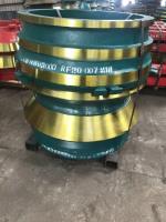 China High Manganese Steel Mining Symons Cone Crusher Spare Parts HP300 HP400 HP500 Bowl Liner Mantle and Concave for sale