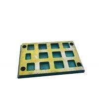 China Crusher Machine Type High Manganese Steel Wear Parts Mn18Cr2 Jaw Plate for C80 Jaw Crusher for sale