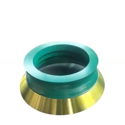 China Design Mn18Cr2 Concave and Mantle for HP100 HP200 HP300 Stone Cone Crusher Spare Parts for sale