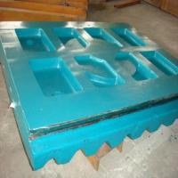 China 1000KG Weight Crusher C125 Jaw Crusher Wear Parts Jaw Plate for Mining Machine EN124 Standard for sale