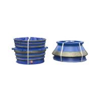 China GP500 GP500S Mining Crusher Wear Parts Mantle Concave for Ore Mining Machine for sale