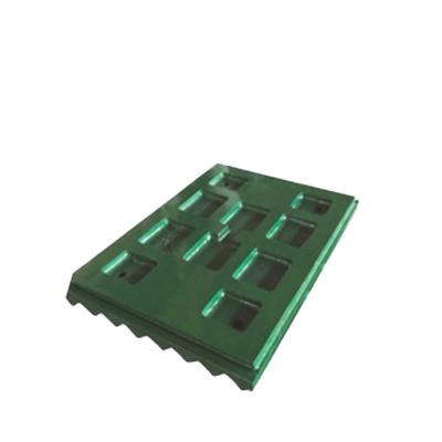 China EN124 Standard High Manganese Steel Jaw Plate for C116 Crusher Mn18Cr2 Wear Parts for sale